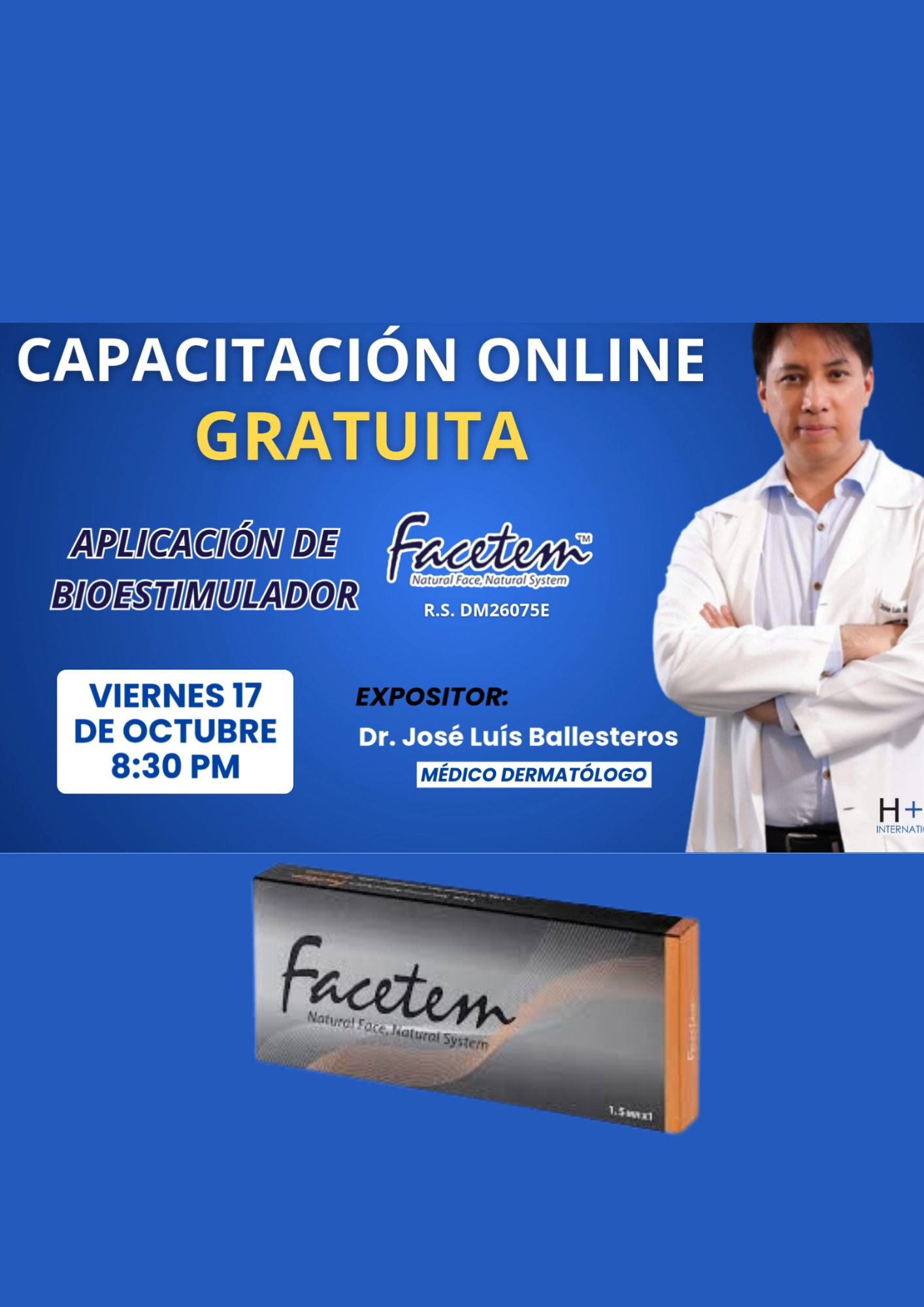 FACETEM - CAPACITACIÓN ONLINE GRATIS - BIOESTIMULACIÓN